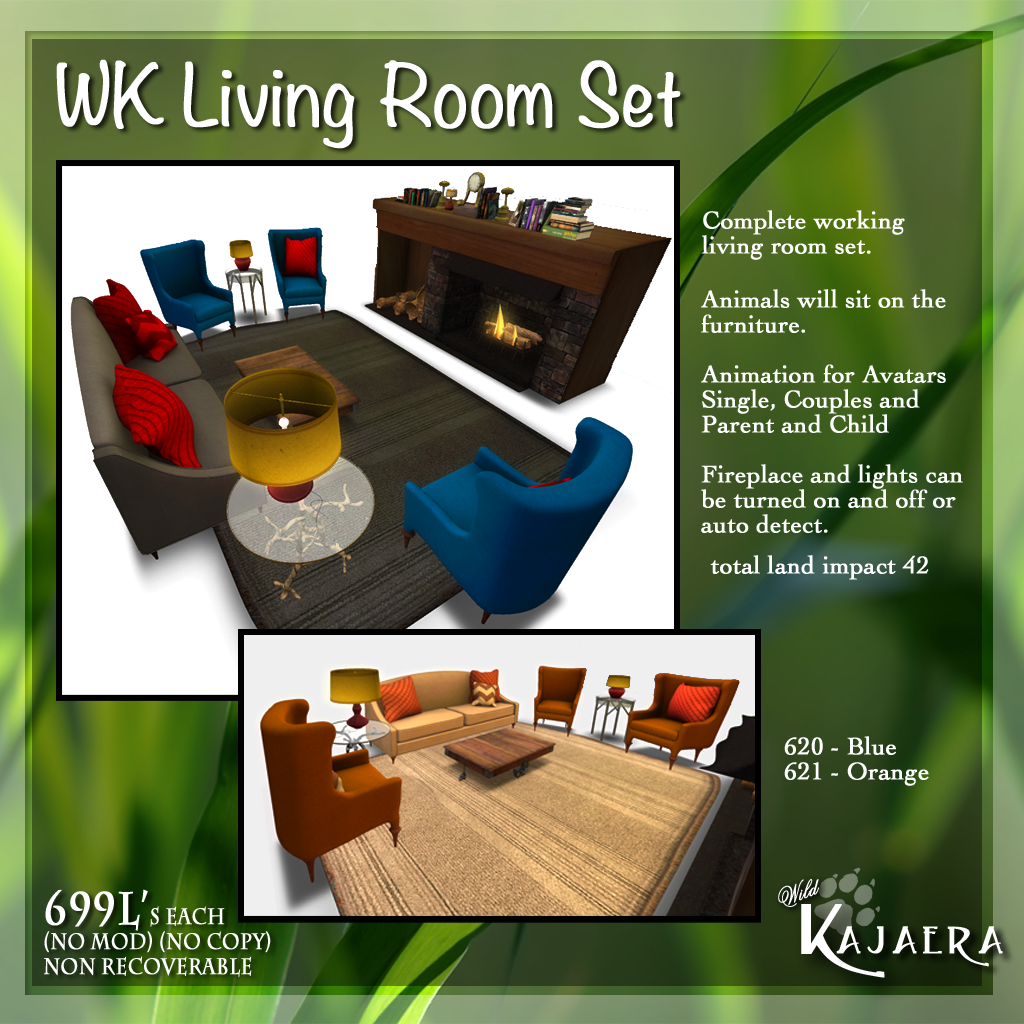 Living Room Set – WK – Wild Kajaera